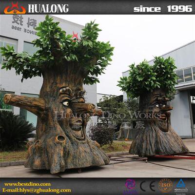 仿真植物装饰品仿真说话树模型和蔼的树爷爷景观装饰园林设计.