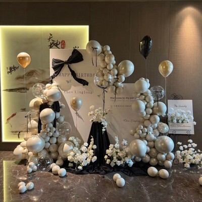 生日场景装饰复古生日派对布置