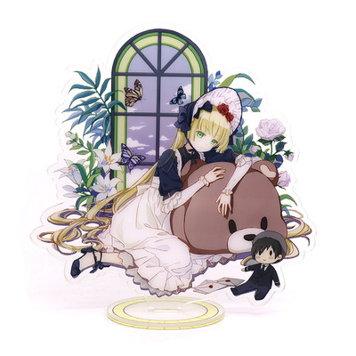 动漫周边立牌 GOSICK 维多利加 德 布洛瓦双面亚克力摆件台