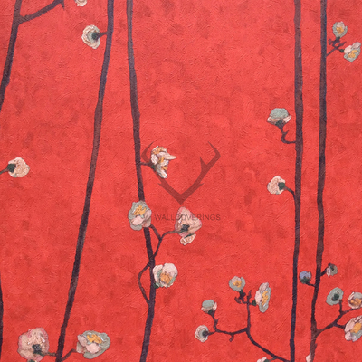 荷兰进口BN梵高 新中式梅花墙纸壁纸220020 220021 220022 220023