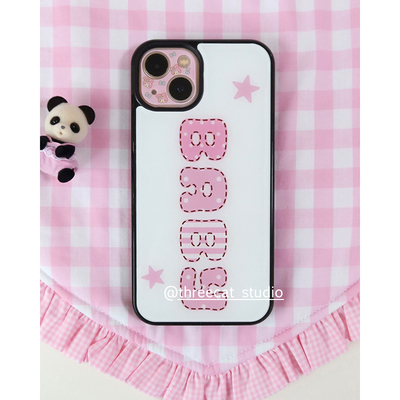 可爱古早baby英文星星17手机壳