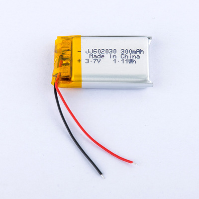 602030聚合物锂电池300mah3.7V可充电电子产品定位器振动棒锂电池