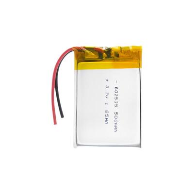6mm602535聚合物锂电池3.7V500mAh毫安加板线成品电池支持打样