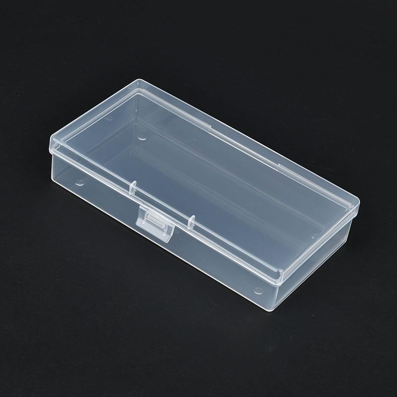透明PP塑料盒长方形145x75x30 配件产品包装盒五金零件收纳盒