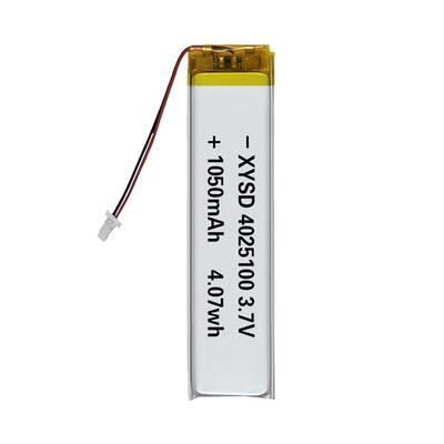 4025100-1050mAh 3.7V聚合物锂电池LED灯条橱柜灯衣橱灯灯具电池