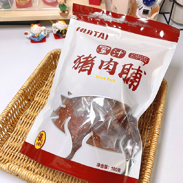 蜜汁猪肉脯180g潮汕特产小吃风干手撕猪肉干休闲办公室零食