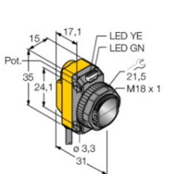 现货EOIR20m-BT18-6X-H1141原装 直反式传感器 光电传感器