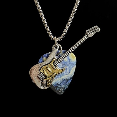 Vintage古着 Cosmic Electric Guitar项链