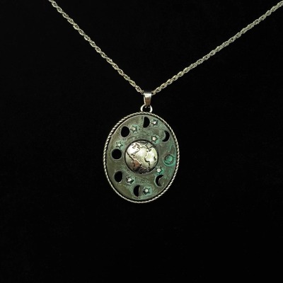 Vintage古着 Our planet and the stars项链