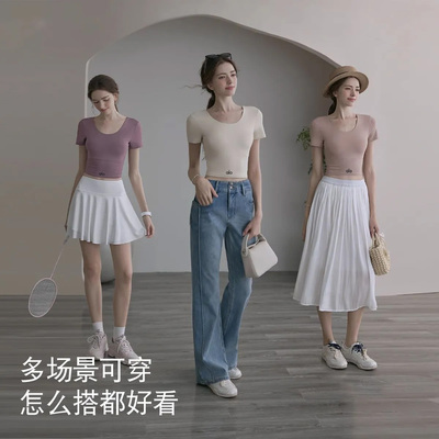 瑜伽服女款普拉提运动上衣