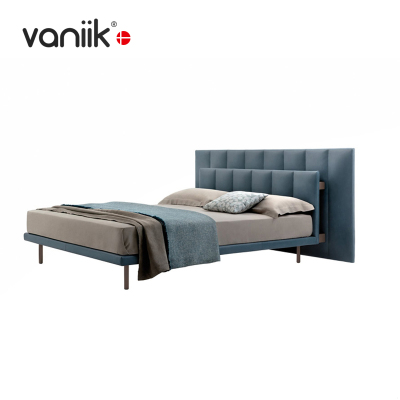 vaniik/意式极简设计大平样板间层主卧半软包 Grangala 双人床