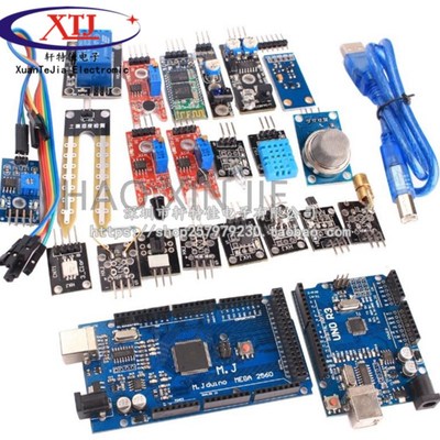 UNO R3+MEGA 2560 开发板 20种传感器入门学习套件