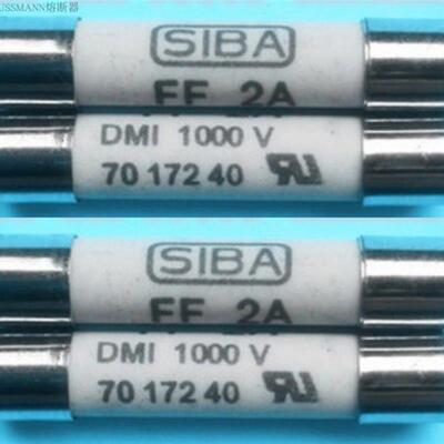 SIBA保险丝管 FF315MA FF500MA FF1a FF2A FF4A 1000V 6x32mm