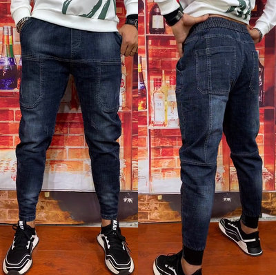 春季新款舒适多兜时尚装牛仔裤