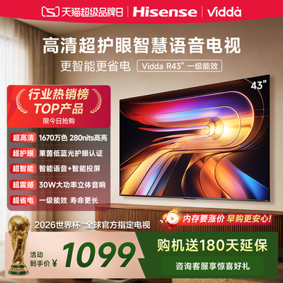 Vidda海信电视R43一级能效