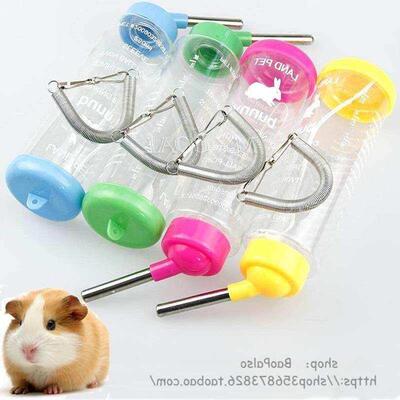 250ML Pet Dog Puppy Cat Rabbit Hanging Drinking Bottle Water