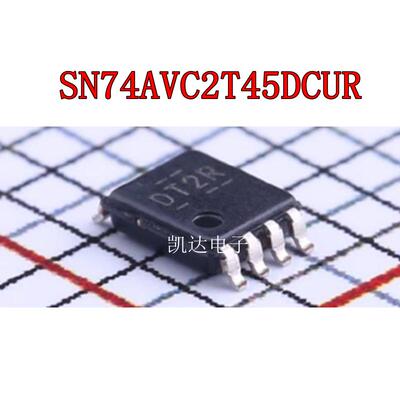 SN74AVC2T45DCUR 丝印DT2R VSSOP8 SN74AVC2T45 双电源总线收发器