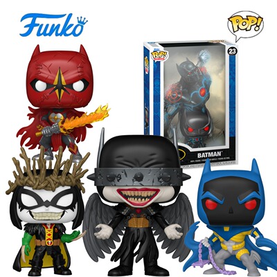 Funko POP DC狂笑之蝠 残酷骑士Dark Multiverse罗宾蝙蝠侠手办