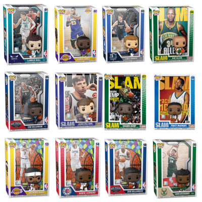 NBA球星收藏盒带海报公仔