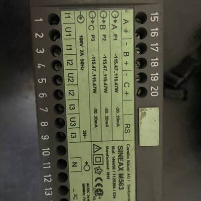 可维修德国SINEAX功率变送器M563，成色几乎。
