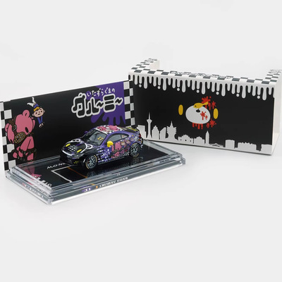 BMC 1:64 丰田GR86 暴l力熊 2025澳门GT赛车模型痛车玩具合金摆件