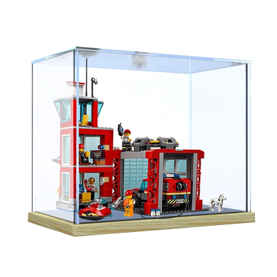 lego城市透明亚克力展示盒