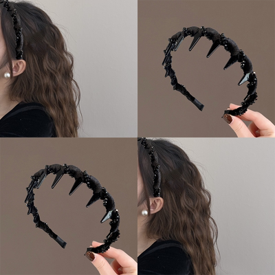 【设计师原创】气质米珠发箍新款