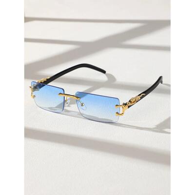 1/2 PCS Fashionable Trendy Frameless Rectangular Personalize