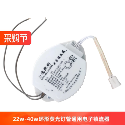 环形灯管镇流器22W28W32W40W55W T5T6圆形电子荧光灯通用整流器