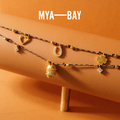 MYABAY马蹄铁幸运吊坠精致项链