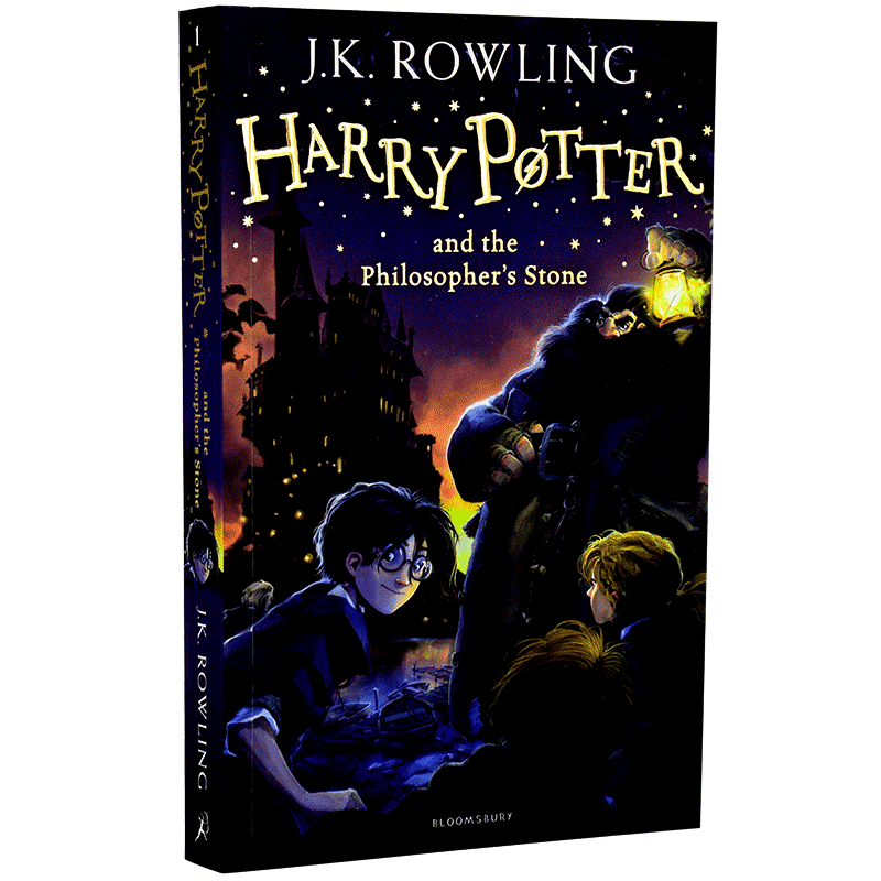 哈利波特与魔法石英文原版Harry Potter and the Philosopher's Stone 经典英语小说书 畅销电影 jk罗琳20周年纪念版 全集原?