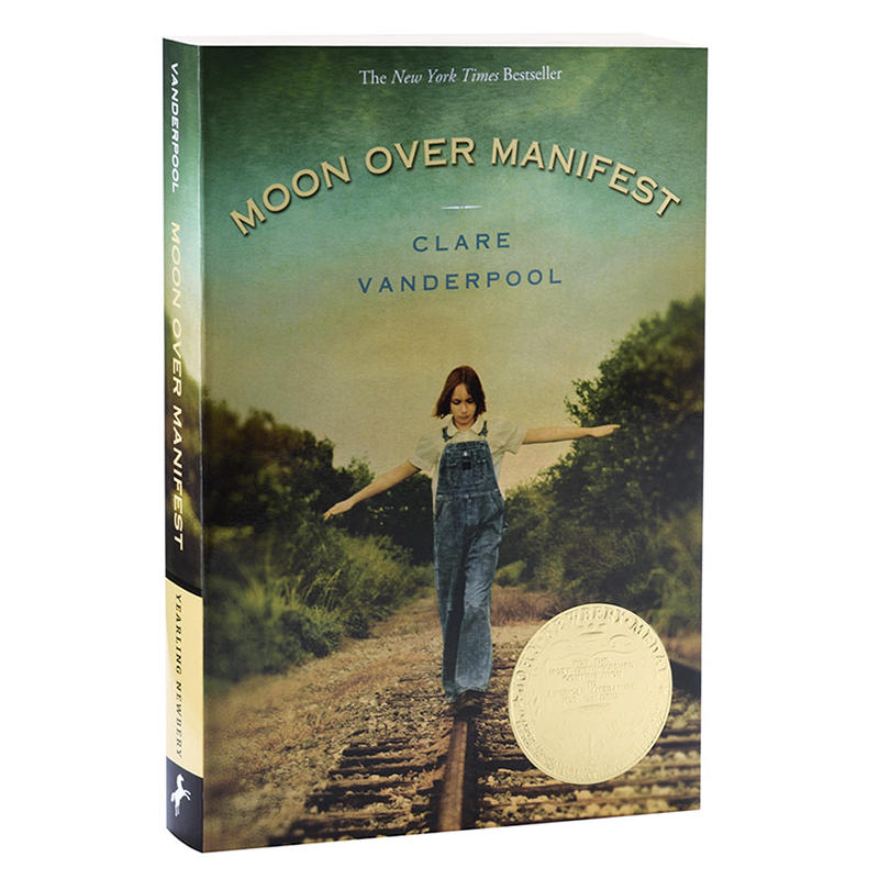 纽伯瑞金奖阿比琳的夏天英文原版 Moon Over Manifest儿童文学获奖作品青少年课外读物爱与成长友谊与冒险光荣与梦想_虎窝淘