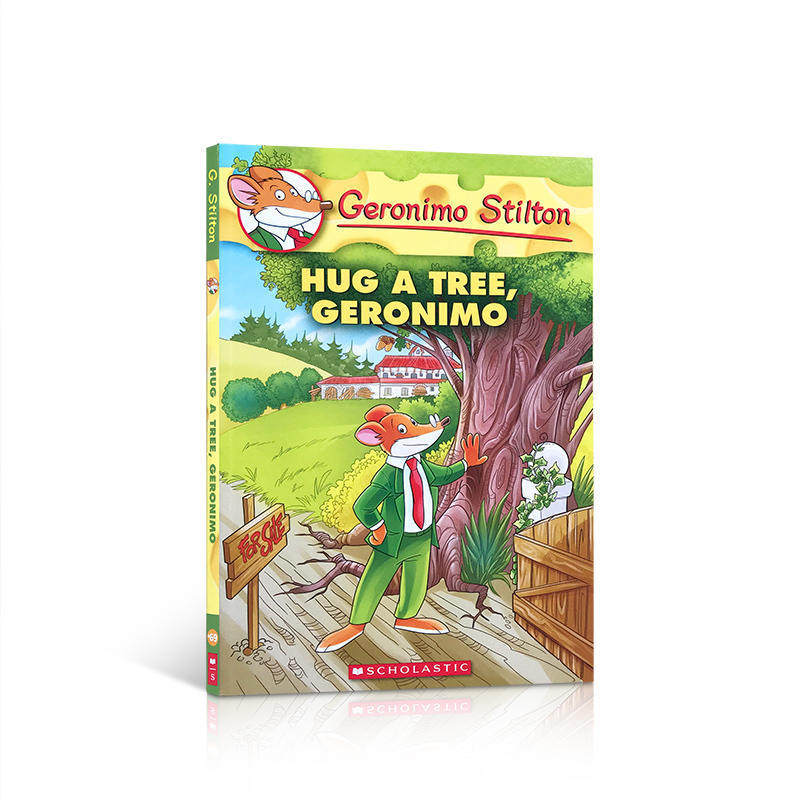 老鼠记者第69册英文原版 Geronimo Stilton#69 Hug a Tree, Geronimo儿童文学小说彩色插图章节桥梁书_虎窝淘