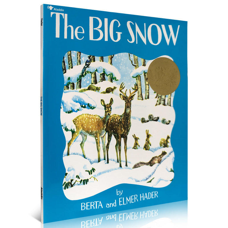 1949年凯迪克金奖大雪英文原版 The Big Snow故事绘本圣诞书单_虎窝淘