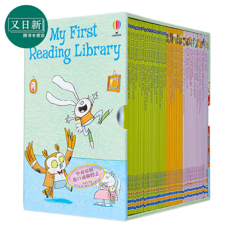 我的第一个图书馆50册 Usborne My First Reading Library英文原版分级经典阅读初级章节书尤斯伯恩儿童读物英语绘本 ...