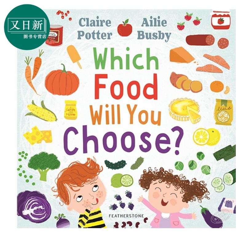 预售 Which Food Will You Choose?你会如何选食物英文原版进口图书故事绘本亲子绘本 4-6岁_虎窝淘