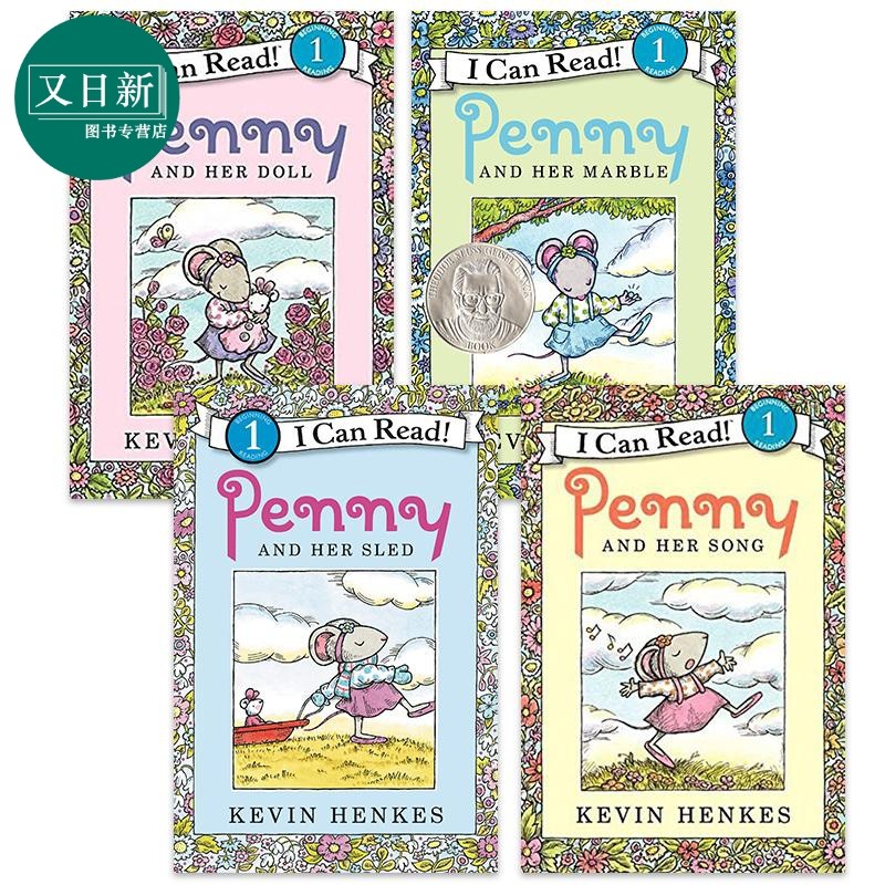 I Can Read我可以读入门级潘妮系列4册套装 Penny and Her Doll Marble Song Sled英文原版儿童分级阅读 ...