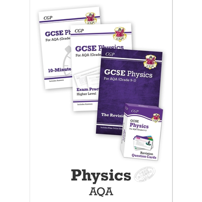 预售 英国CGP教材 GCSE/IGCSE Catch-Up Essentials：AQA Physics AQA考试物理 赶超要领资源包4册 KS4 14-15岁