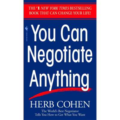 你能谈判任何事 You Can Negotiate Anything 英文原版 Herb Cohen 谈判艺术 双赢技巧 讨价还价 又日新