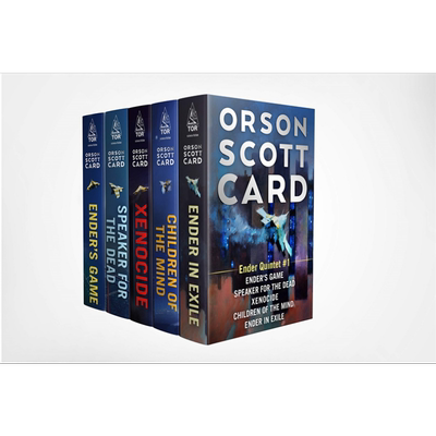 安德系列1-5册套装 英文原版 The Ender Quartet Boxed Set 1-5 安德的游戏 死者代言人 外星屠异 Orson Scott Card 又日新