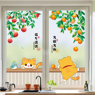 玻璃贴纸静电贴窗贴橱窗贴膜