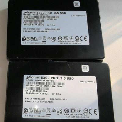Micron/镁光5300PRO.3.84TB固态硬盘 企业(请询价)
