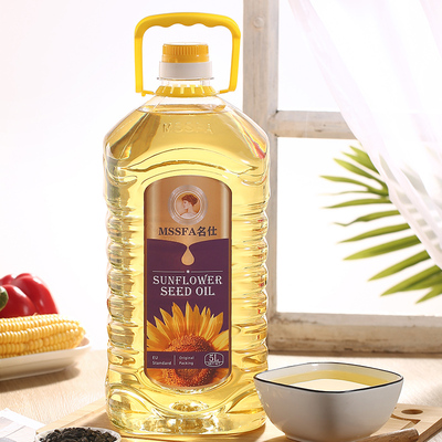 MSSFA名仕葵花籽油5L 俄罗斯原装进口 欧盟标准 物理压榨 炒菜