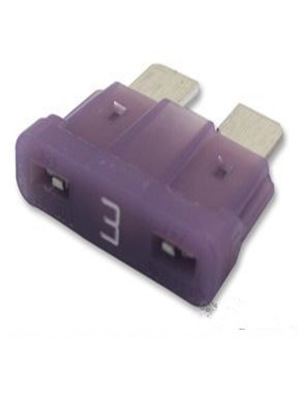 0287003.PXCN插片式汽车保险丝3A 257/287系列 32V中号车用保险丝