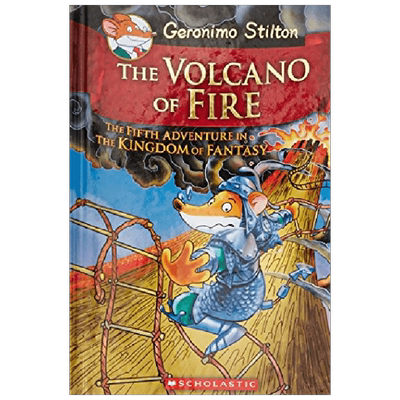 英文原版 GERONIMO STILTON AND THE KINGDOM OF FANTASY  5  THE VOLCANO OF FIRE 老鼠记者与幻想王国5 火山之火