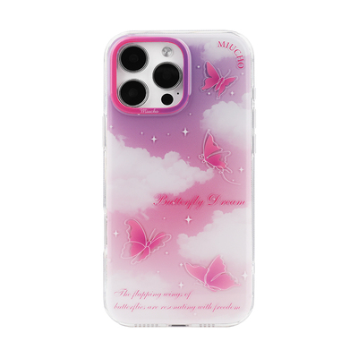 MIUCHO梦幻蝴蝶iPhone16手机壳