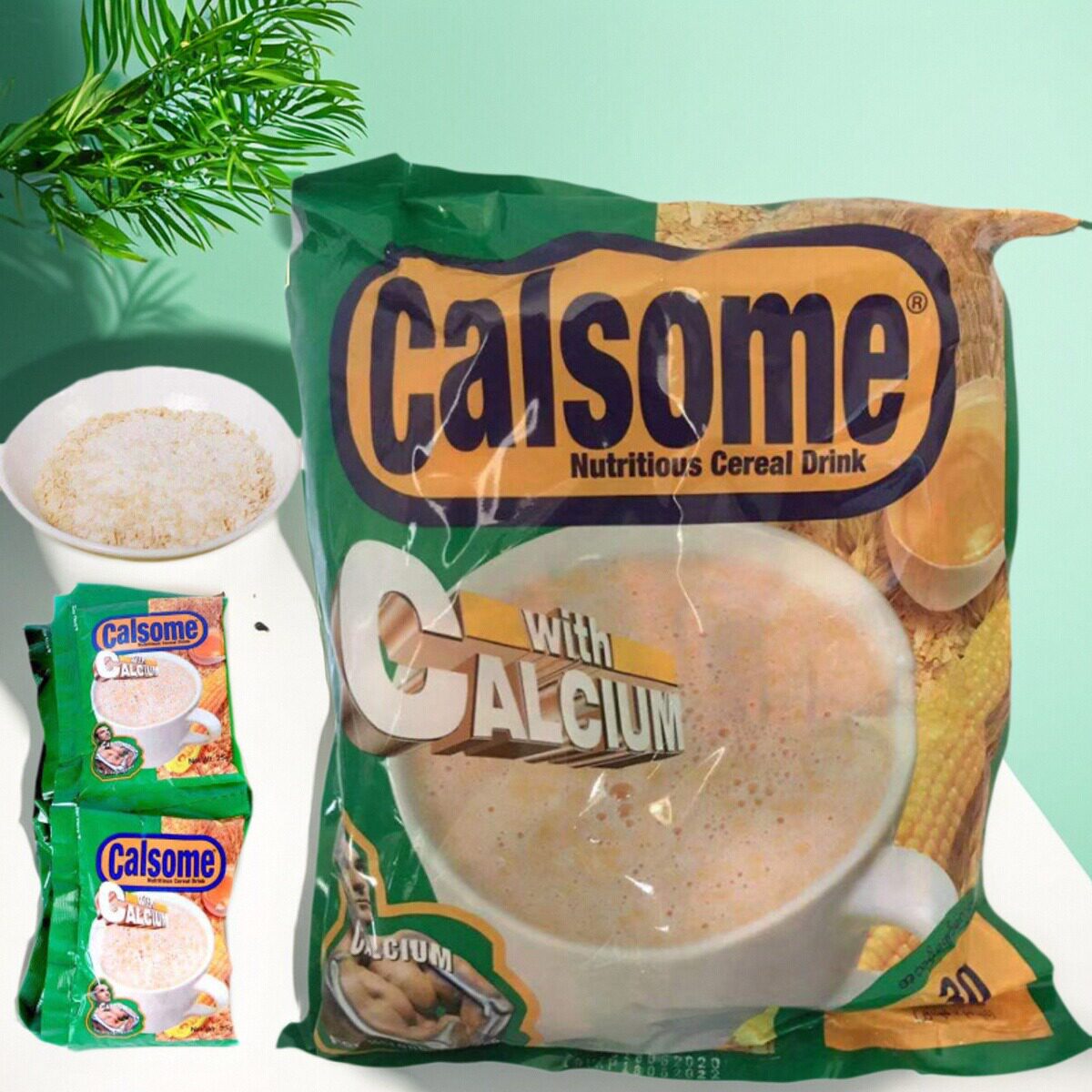 缅甸特产Calsome麦片750g*1/2袋原味营养粗粮早餐麦片食品