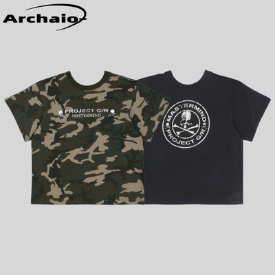 GrailzxMMJ联名双面穿迷彩短袖