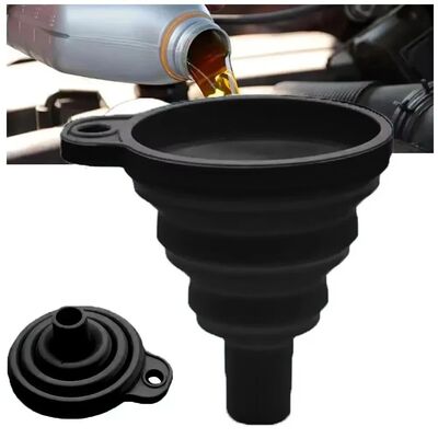Engine Funnel Car Universal Silicone Liquid Funnel Washer Fl