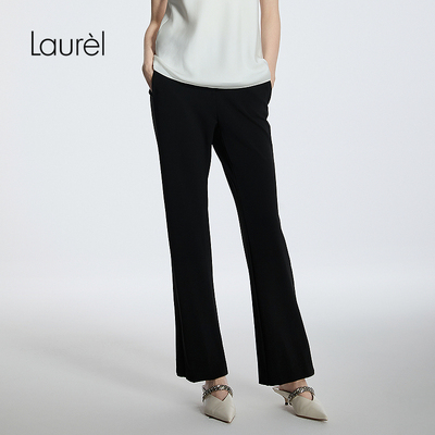 【粘纤】Laurel劳芮新款阔腿通勤西裤女LWL351K04100